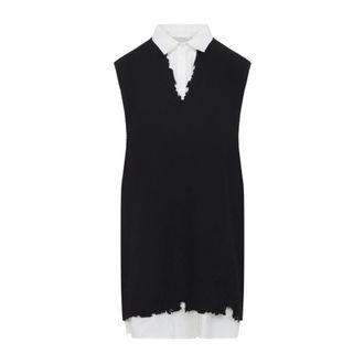 Maison Margiela Herren, Strickwaren, Schwarzk, SGr&ouml;&szlig;e