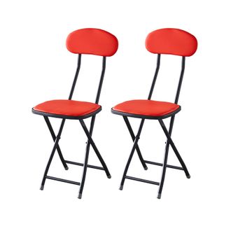 Generic Keine Montage Erforderlichgepolsterte Klappst&uuml;hle 2er Set Bis 100kg Belastbar Klappstuhl Leicht Klein Faltbar Strand mit Lehne Keine Montage Erforderl