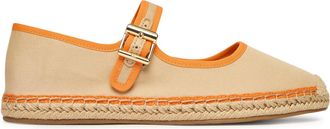 Tommy Hilfiger Espadrilles Tommy Hilfiger Buckle Maryjane Espadrille FW0FW09239 Beige