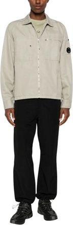 C.P. Company C.p. Company, Homme, Vestes, Gris, Taille: M Sobrecamisa Zip