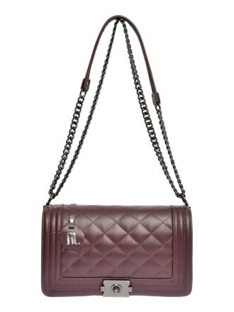 Anna Luchini Weinfarbe Rindsledertasche