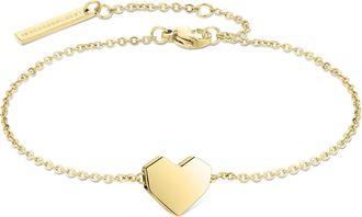 Liebeskind Liebeskind Berlin Armband mit Herz-Anhänger LJ-1479-B-21 IP Gold