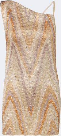 Missoni Minikleid aus H&auml;kelstrick mit Pailletten