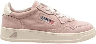 Autry Low-Top Sneaker - Sneakers Medalist In Suede Color Silk - Gr. 36 (EU) - in Rosa - f&uuml;r Damen