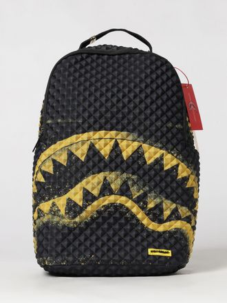 Sprayground Schwarzer Polyester-Rucksack von mit gedrucktem Logo und gepolsterten Schultergurten