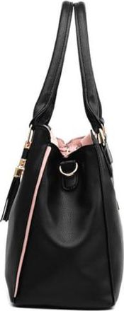 FOMIYES Sac à Main Femme Cuir PU Grand Volume Sac à Bandoulière Multi Poches et Portable Mode pour Usage