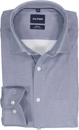 Olymp Herren Hemden blau Jersey