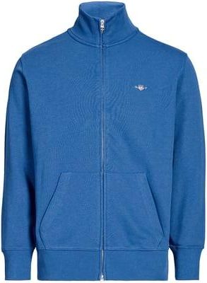 GANT Hoodie zippé col montant en coton mélangé