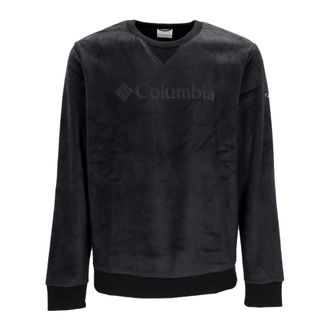 Columbia Schwarzer Fleece-Crewneck-Sweatshirt Langarm - - Sweatshirts & Hoodies - Herren - Schwarzk - S