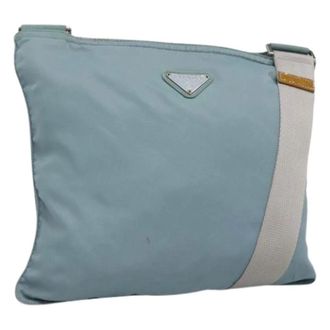 Prada Sac bandouli&egrave;re vintage Pre-owned - Femme - Pre-owned - Bleu - Taille: ONE Size