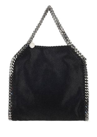Stella McCartney Womens Mini Handbag Falabella Black Polyester Handbags Hand Bags