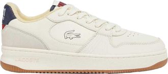 Lacoste L001 Sneaker f&uuml;r Herren, Leder (Naturwei&szlig;)