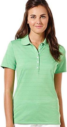 Callaway Womens Golf Short Sleeve Pique Open Mesh Polo Shirt, Vibrant Green, 3X-Large