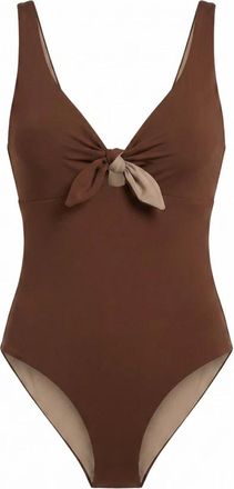 Fisico Femme, Maillots de bain, Brun, Taille: 38 FR Intero c/nodo