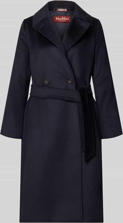 Max Mara Gerader Mantel aus reiner Schurwolle Modell BCOLLAG