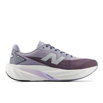 New Balance Herren FuelCell Rebel v5 in Grau/Violett, Synthetik, Gr&ouml;&szlig;e 40.5