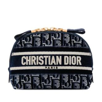 Dior Pre-owned Samt dior-taschen - - Pre-owned - Damen - Blau - ONE SIZE