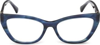 Max Mara Femme, Accessoires, Bleu, Taille: 53 MM Lunettes de vue