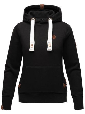 Navahoo Damen Hoodie Damlaa - Warmer Kapuzenpullover mit Hohem Kragen