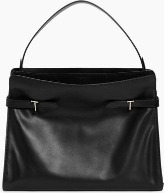Le Tanneur Sac port&eacute; &eacute;paule mod&egrave;le maxi Emie en cuir lisse et nubuck
