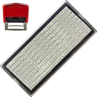 Generic Bemvp 4 Mm Individueller Stempel, Digitale Buchstaben, Schild, Individueller Name, Adresse, Stempel, Zubeh&ouml;r F&uuml;r Bastelbedarf, DIY, Scrapbooking