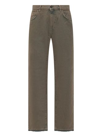 Amish Jeans mit ausgefranstem Saum - Blau