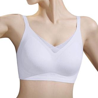 Generic Soutien Gorge Invisible Soutien Gorge sans Armature Brassiere Femme sans Armature De Classique Bandeau 2025 Slip Petits Seins Collecte sans Trace Enro