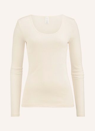Hessnatur Hessnatur Langarmshirt Rundhals Fitted beige
