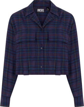 Diesel Femme, Blouses et Chemises, Violet, Taille: 38 FR Blouses & Chemises
