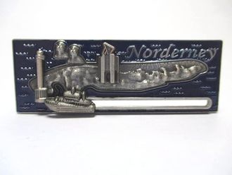 Generic Norderney Metall Magnet Insel Nordsee Souvenir Germany