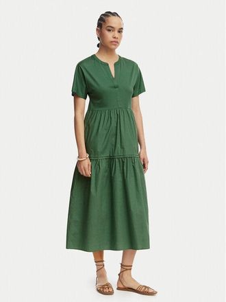 Max Mara Sommerkleid Capsula 2615621032 Dunkelgr&uuml;n Regular Fit