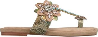 Alma En Pena Alma EN Pena, Femme, Chaussures, Multicolore, Taille: 42 EU Sandale Plate en T avec Perles