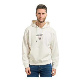 Guess Herren, Sweatshirts & Hoodies, Wei&szlig;, XLGr&ouml;&szlig;e