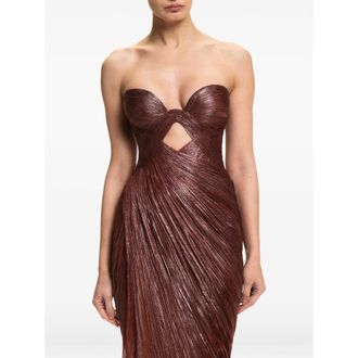 Maria Lucia Hohan Zephyra Evening Dress - Brown