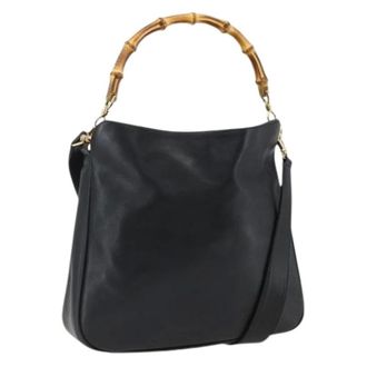 Gucci Sac &agrave; main en cuir Pre-owned - Femme - Pre-owned - Noir - Taille: ONE Size