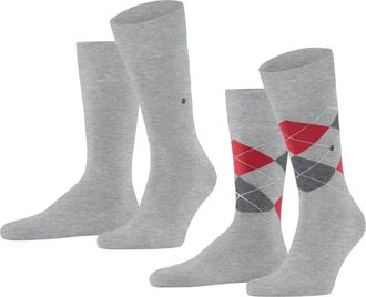 Burlington Socken Everyday Argyle Mix 2-Pack