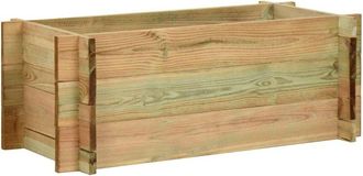 Les Tendances Jardini&egrave;re sur&eacute;lev&eacute;e pour l&eacute;gumes Bois de pin impr&eacute;gn&eacute; 80 cm