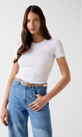 Guess T-Shirt 183551 Wei&szlig; Classic Fit