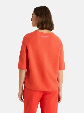 Lieblingsst&uuml;ck Kurzarmpullover KleraEP Halbarm mit Rundhals, unifarben