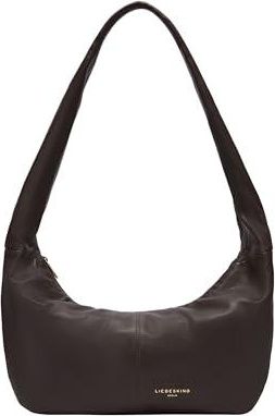 Liebeskind Liebeskind Berlin Cuir sac à épaule Hobo Bag Roasted marron foncé