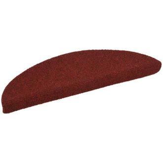 vidaXL vidaXL Stufenmatten Selbstklebend 30 Stk. Rot 56x17x3 cm