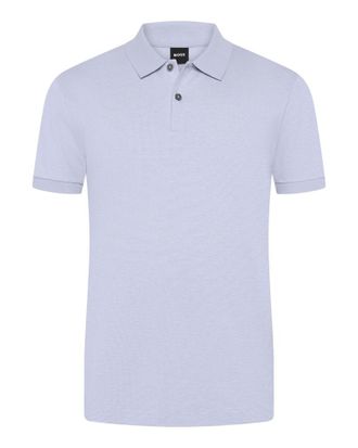 HUGO BOSS Unifarbenes Piqu&eacute;-Poloshirt aus Baumwolle in