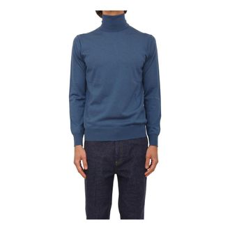 Paolo Pecora Maglia Lupetto - - Knitwear - Herren - Blau - 3XL