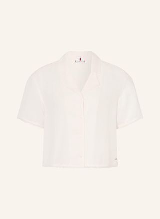 Tommy Hilfiger Blusenshirt Mit Leinen beige