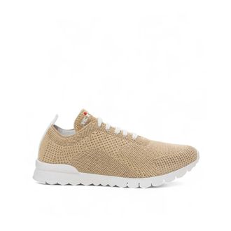 Kiton Stilvolle Ledersneaker mit rutschfester Sohle - - Shoes - Herren - Beige - 40 EU
