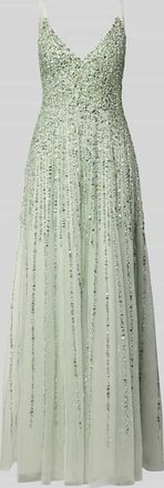 Lace & Beads Abendkleid mit Paillettenbesatz