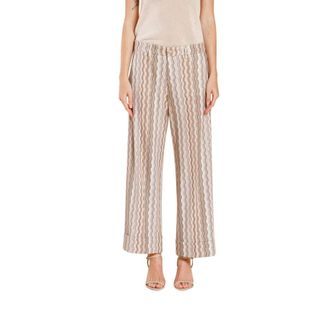 Mason's Femme, Pantalons, Beige, Taille: 44 FR New York Studio Pantalon Chino Ville Court