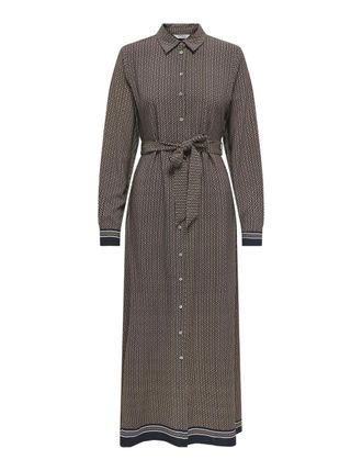 Only Onlveda Border L/S Long Dress WVN