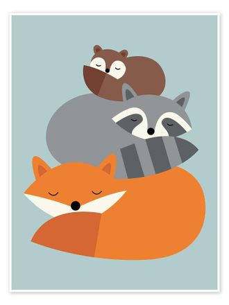 Posterlounge Zusammen tr&auml;umen Poster von Andy Westface 30 x 40 cm Wandbilder Wanddeko