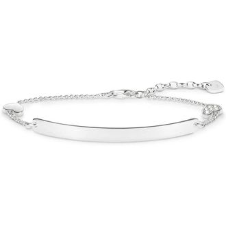 Thomas Sabo Glam Love Bridge Diamant Armband - - Accessories - Damen - Grau - ONE SIZE